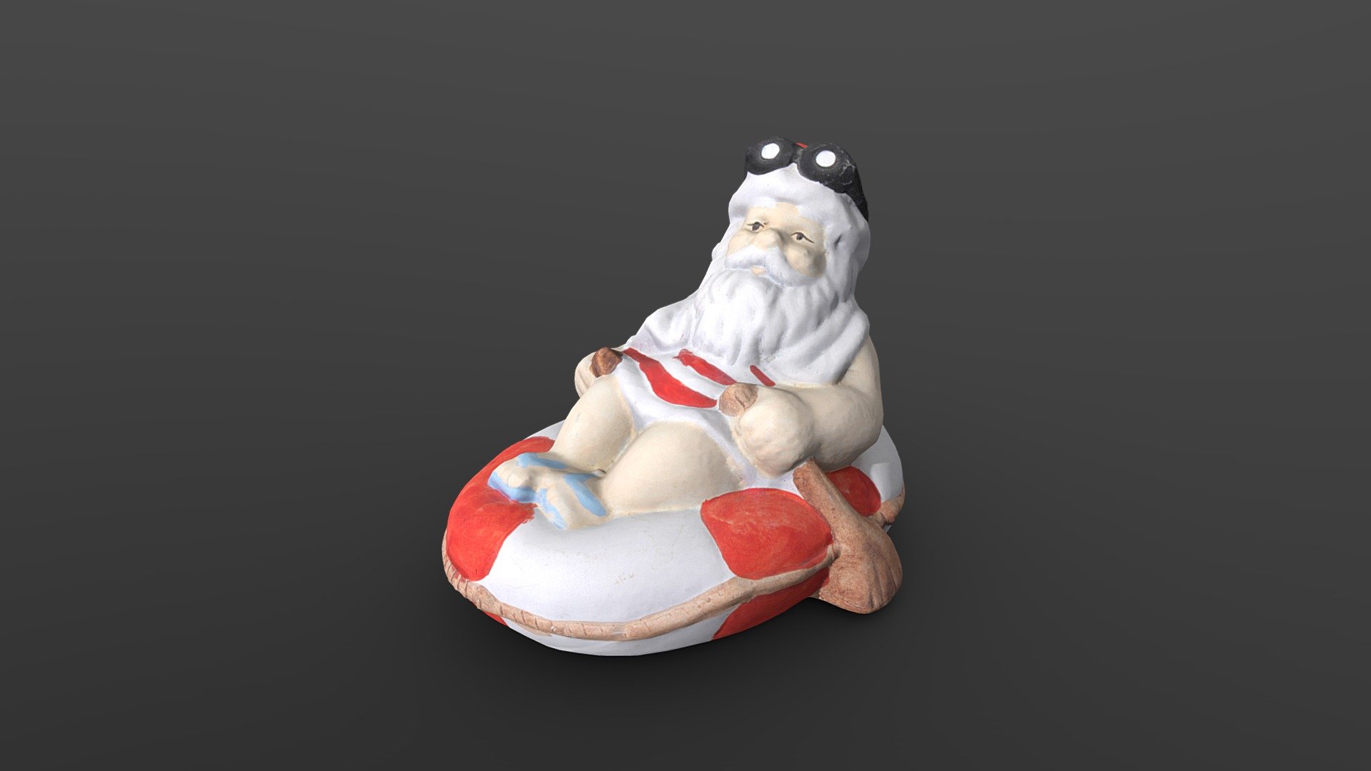 Santa on a boat - Download Free 3D model by Nik (@nikska) [8be388e ...
