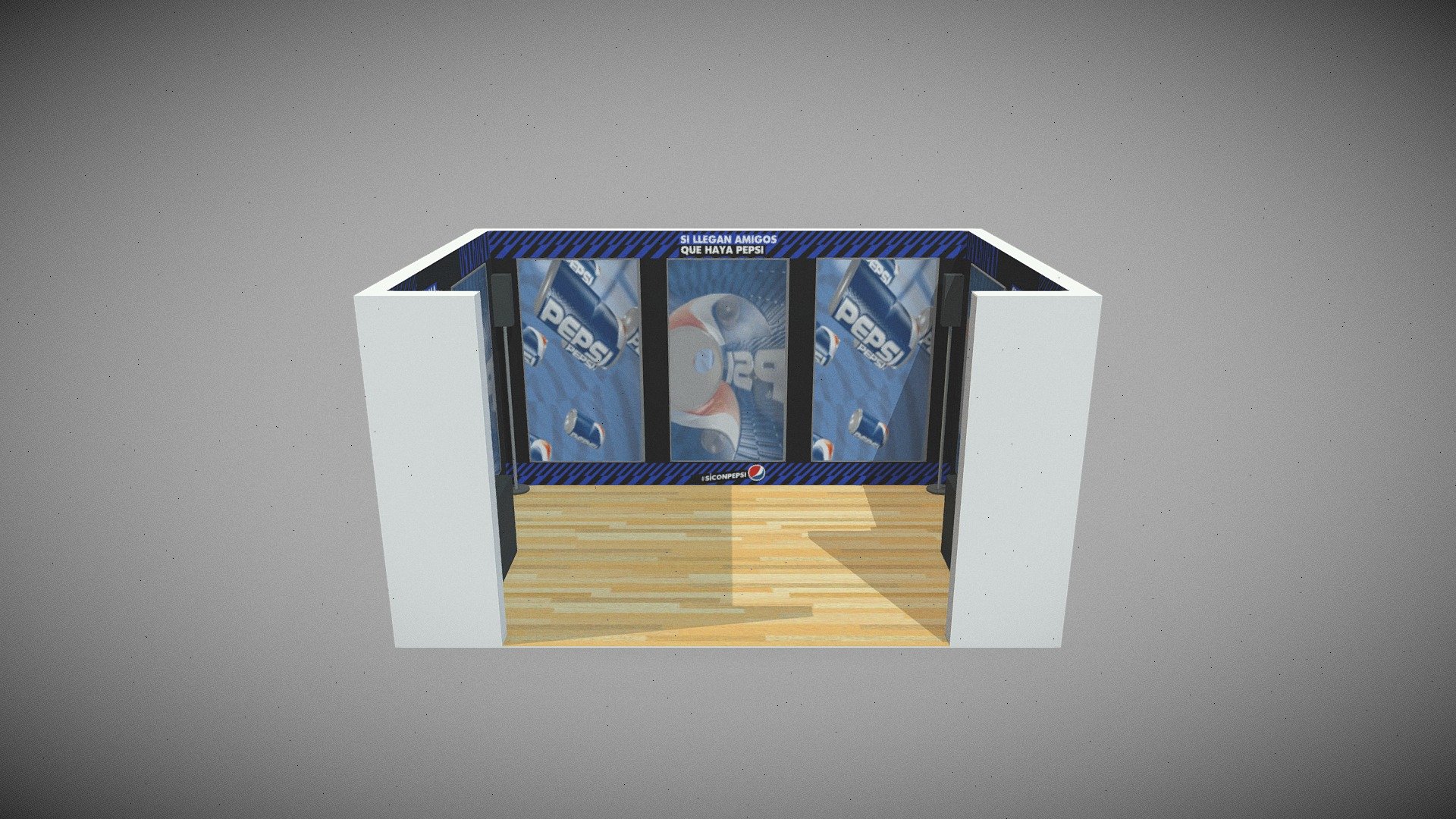 Ale pepsi miami 15x10 - 3D model by exhibitup [8be4f6c] - Sketchfab