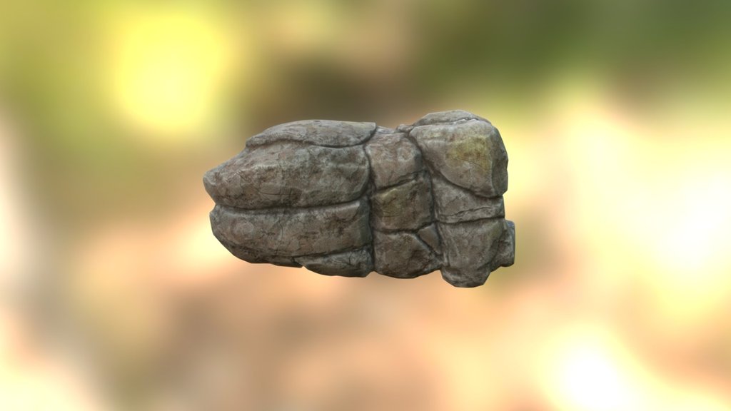 Big Rock 1 - 3D model by NatureManufacture [8be4fd2] - Sketchfab