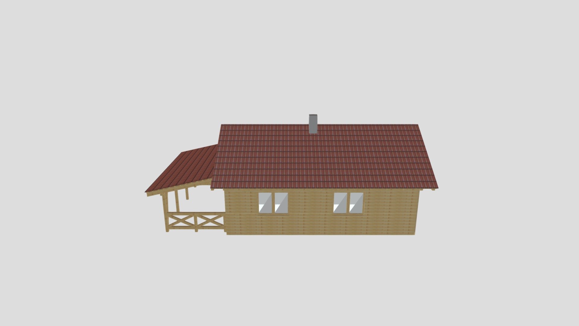 Chata Bystriansky - 3D model by rodak [8be7305] - Sketchfab
