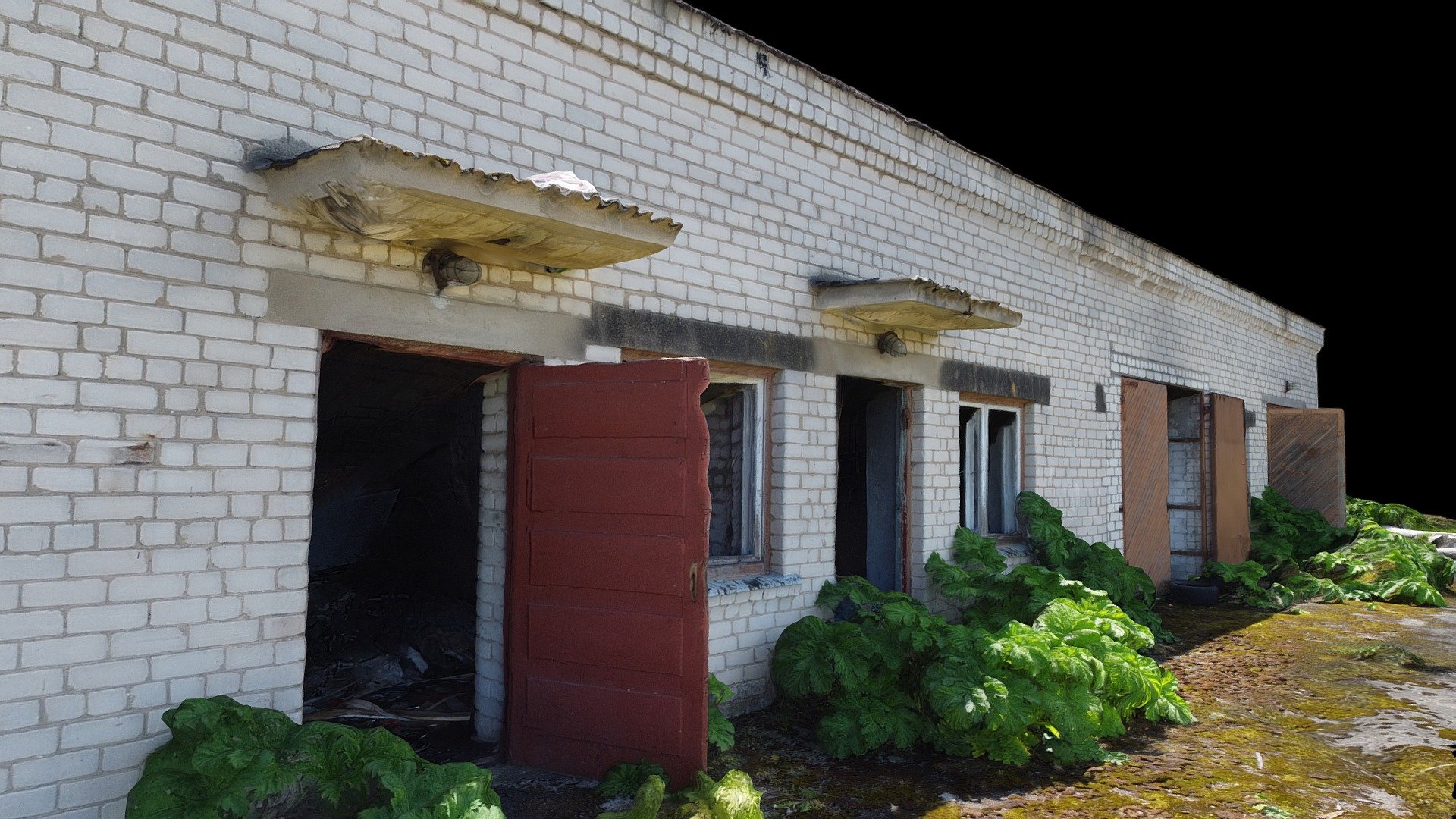 Storage Building Front - Buy Royalty Free 3D model by Abandoned Scans ...