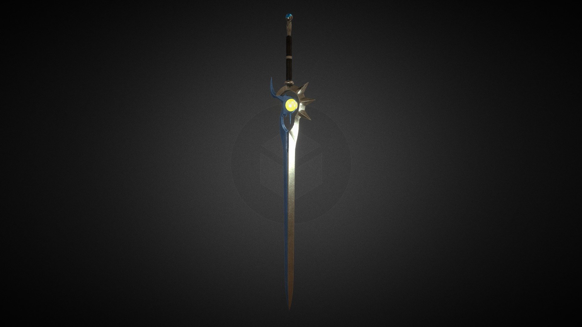 3D Low-Poly Model - Twilight Sword - Buy Royalty Free 3D model by ...