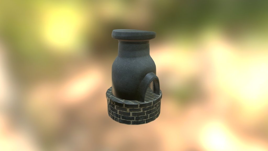Brick Furnace for Game Scene - 3D model by dezthumak [8beb30b] - Sketchfab
