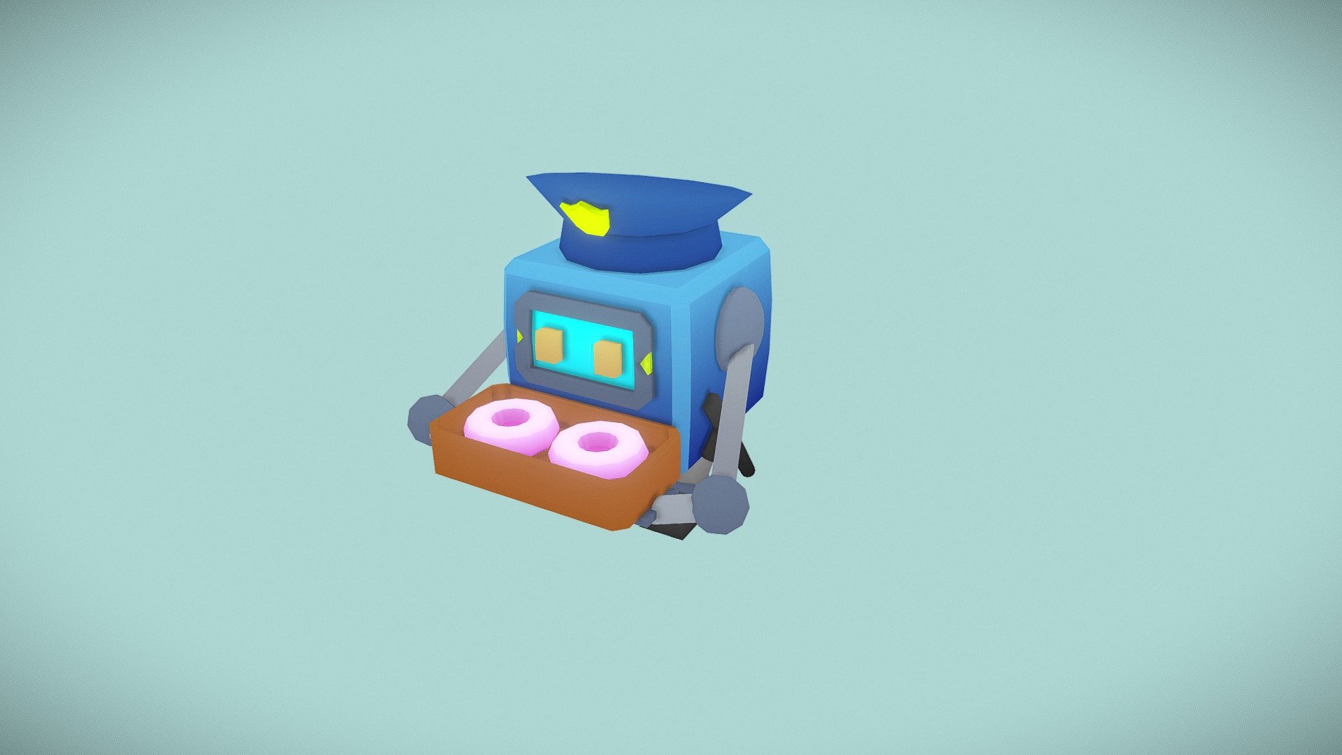 Police Bot - 3D model by BakedMakerMate [8beb881] - Sketchfab