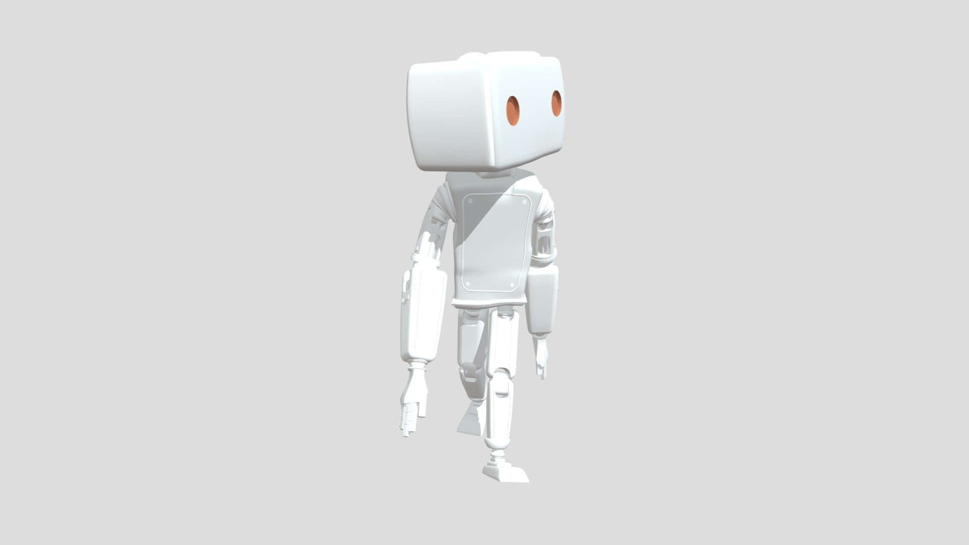 Friendly Robot, Rigged - Download Free 3D model by madsehlers [8beccd1 ...