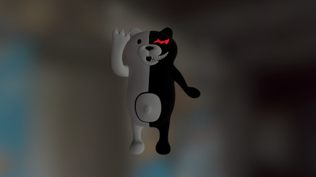 Monokuma - 3D model by stojanovikmarko [8becf2d] - Sketchfab