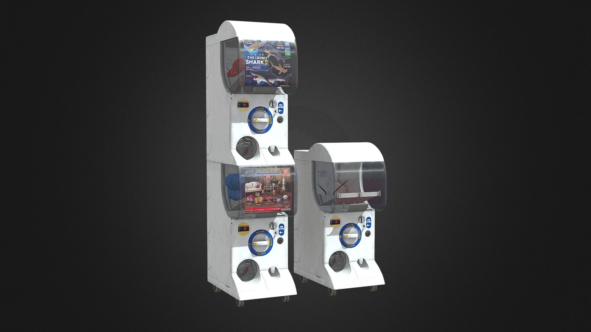 Gashapon Toy Capsule Vending Machine - 3D model by Gianluca Gatto ...