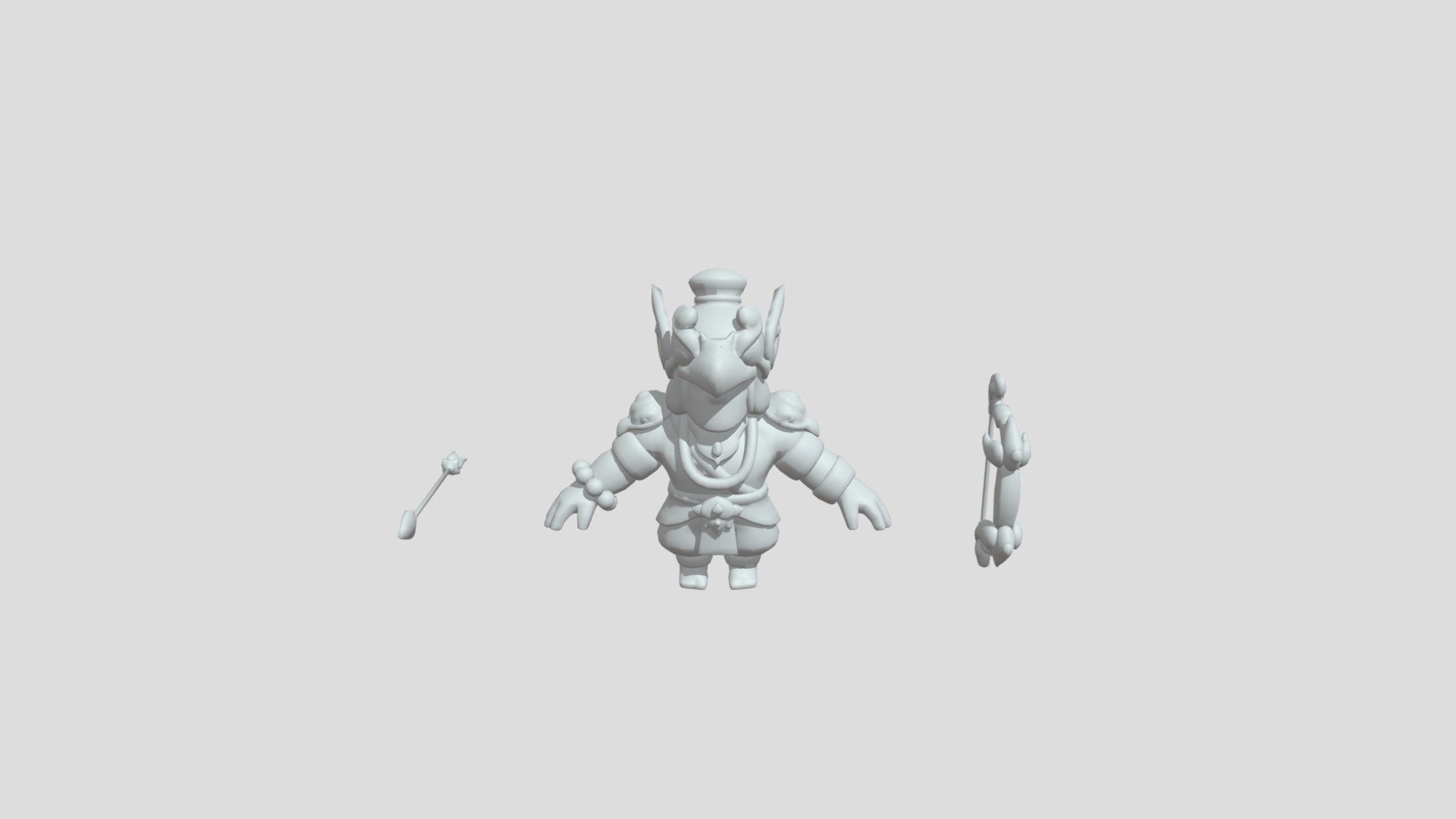 Brawl stars Brother Bo(not texture + texture) - Download Free 3D model ...