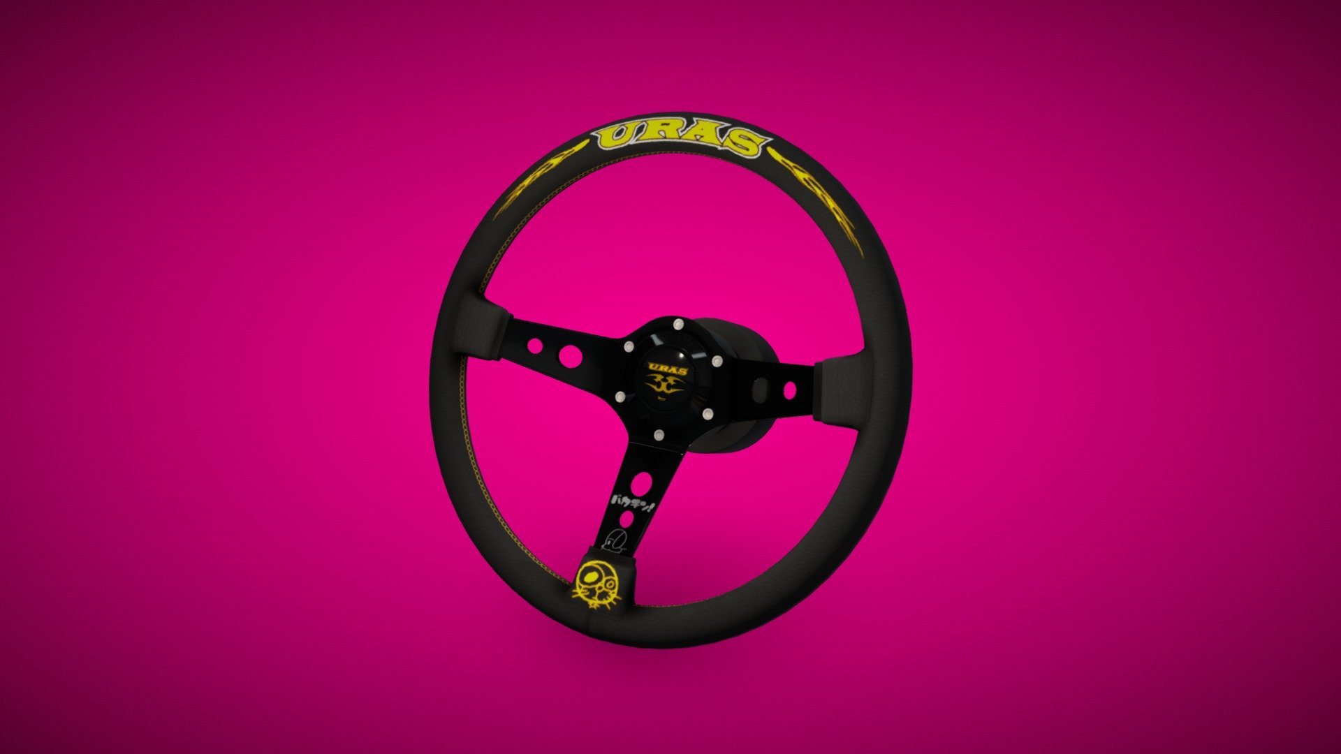 Uras Stering Wheel - Download Free 3D model by svzvx [8beffe0] - Sketchfab