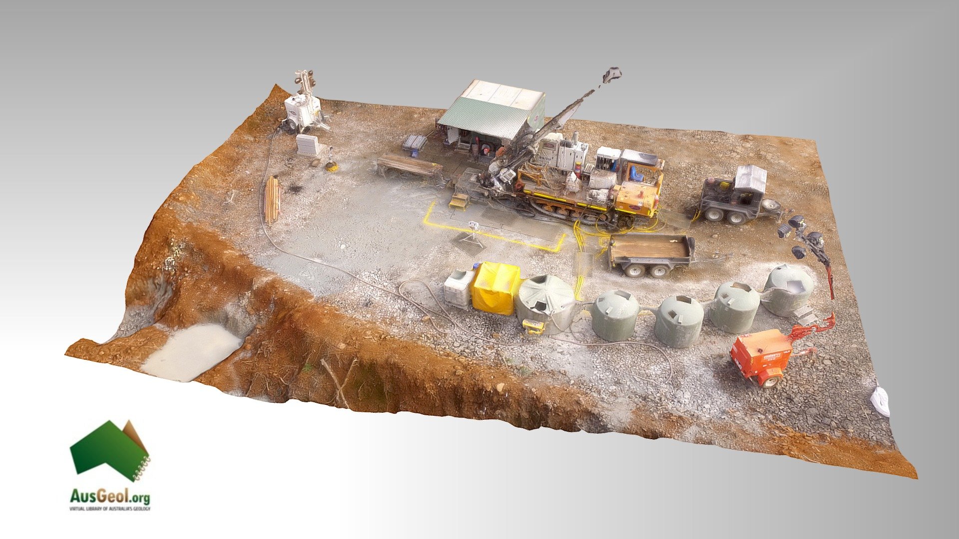 Diamond_Drill_Rig - 3D model by AusGeol.org (@AusGeol) [8bf0801 ...