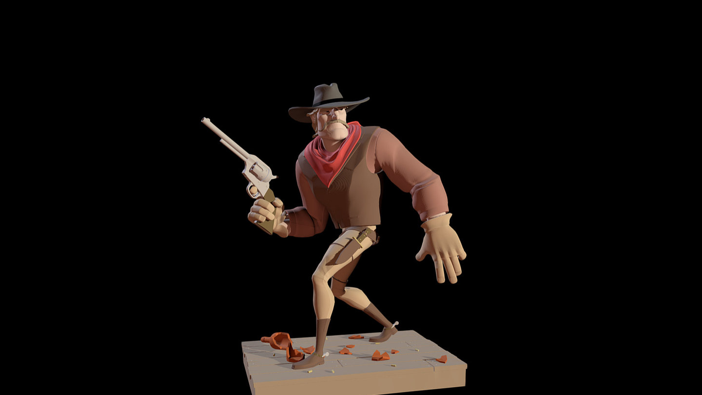 The Gunfighter High Res - 3D model by aRTCy [8bf38f1] - Sketchfab
