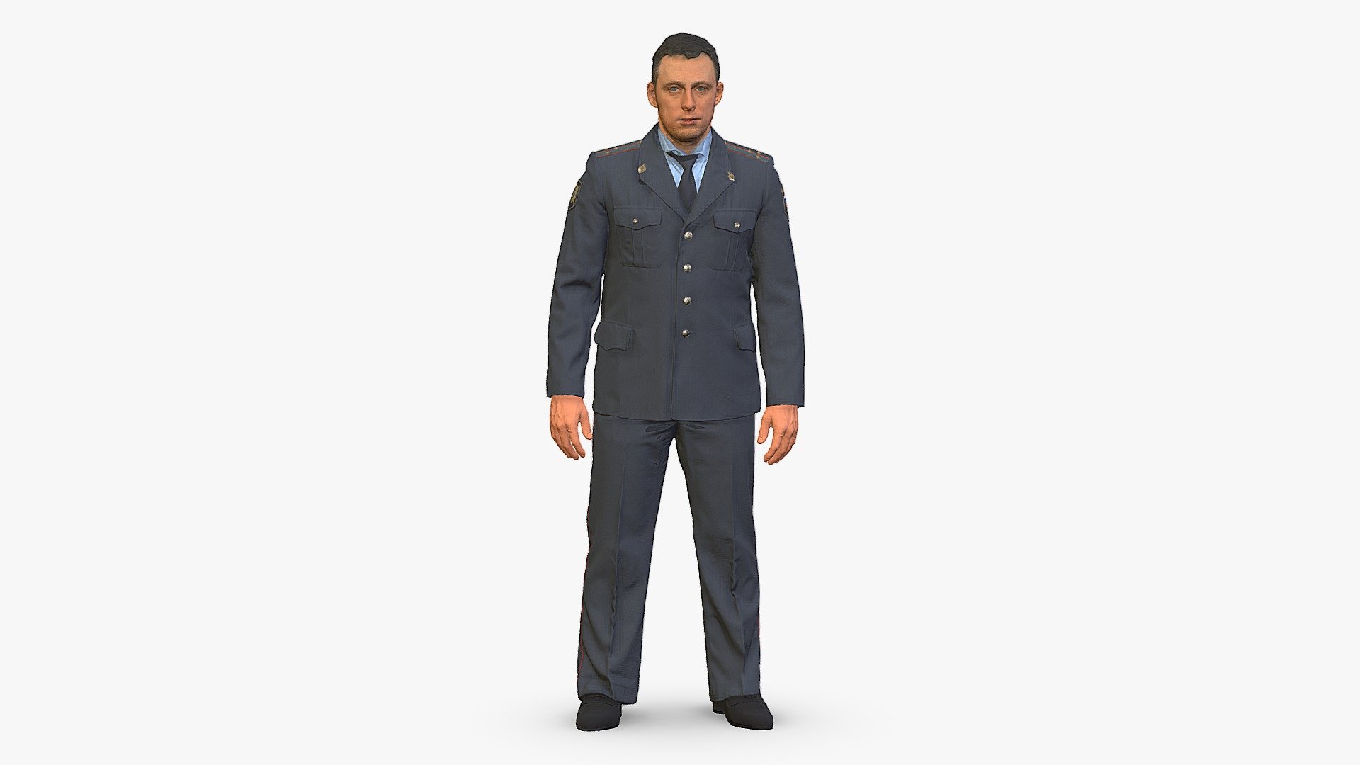 Policeman 0118 - Buy Royalty Free 3D model by 3DFarm [8bf5154 ...