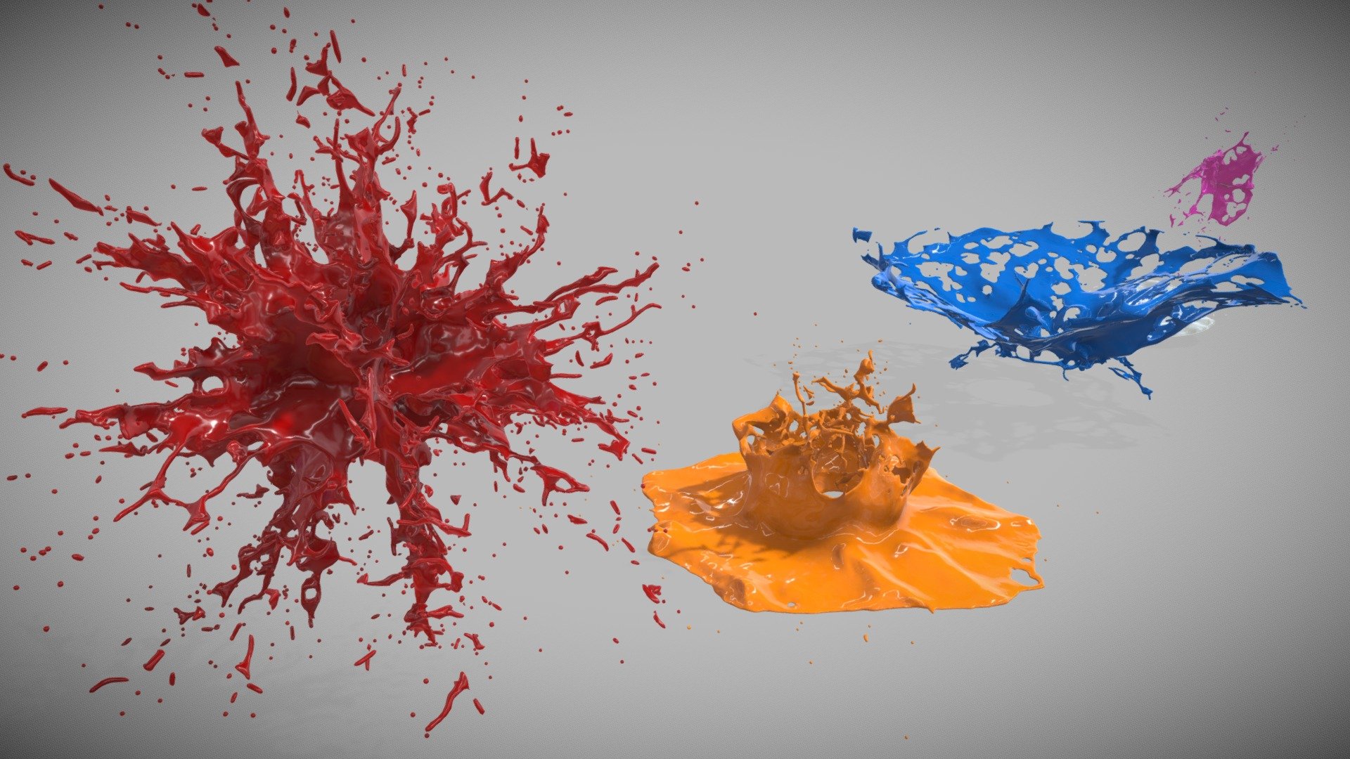 Splash Pack 01 - Buy Royalty Free 3D model by FXPEAR [8bf5589 ...