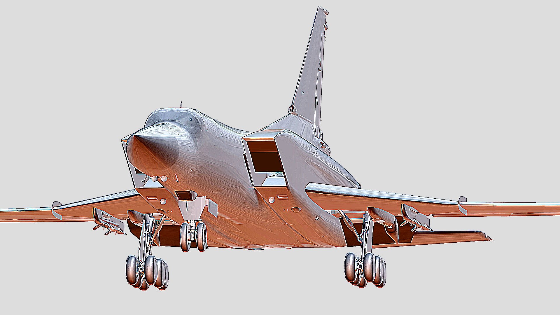 Tu-22M3 Backfire - Buy Royalty Free 3D model by SilliconValleyPilot ...