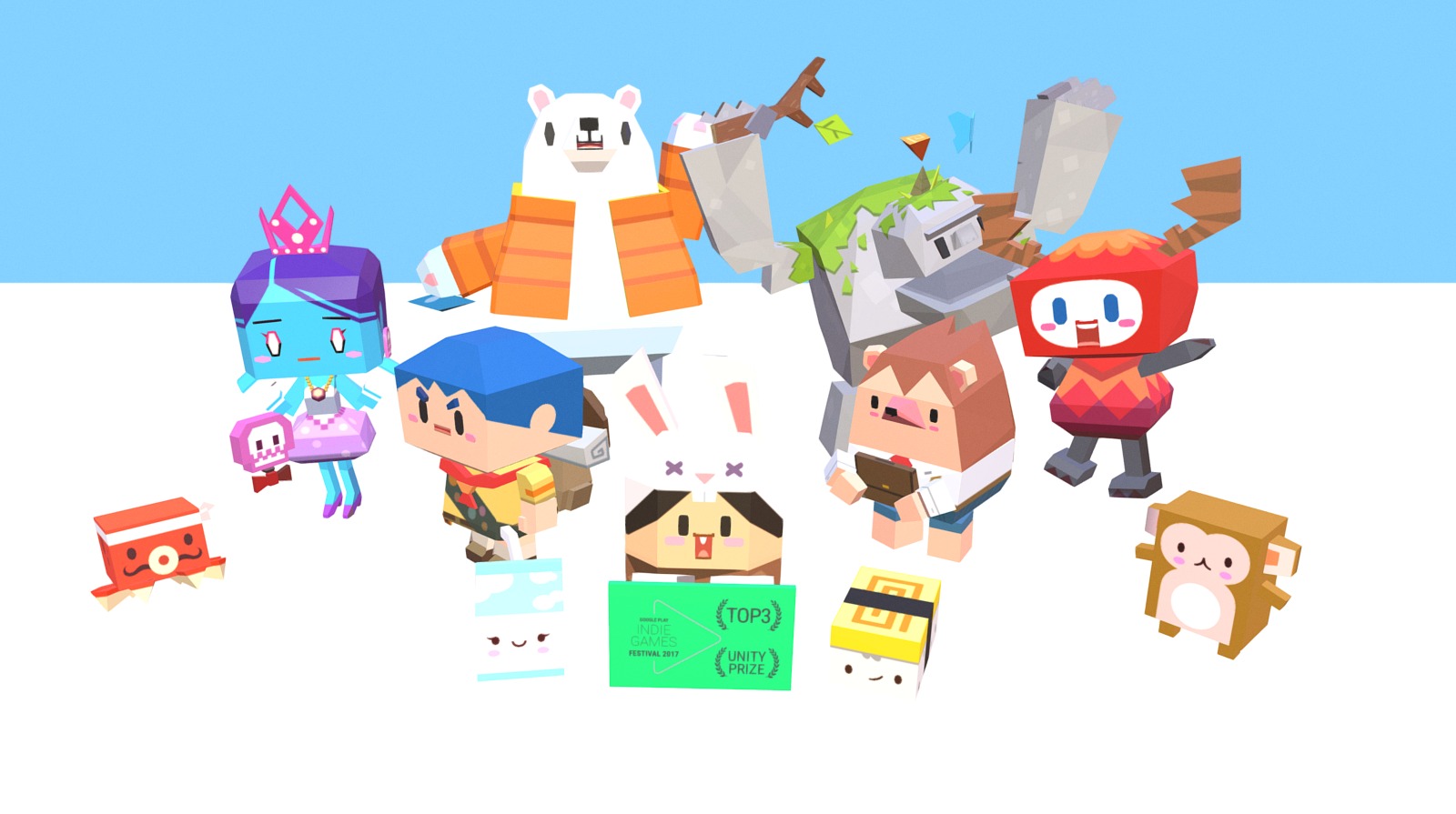 Cubie's Festival - 3D model by unit5 [8bf82ae] - Sketchfab