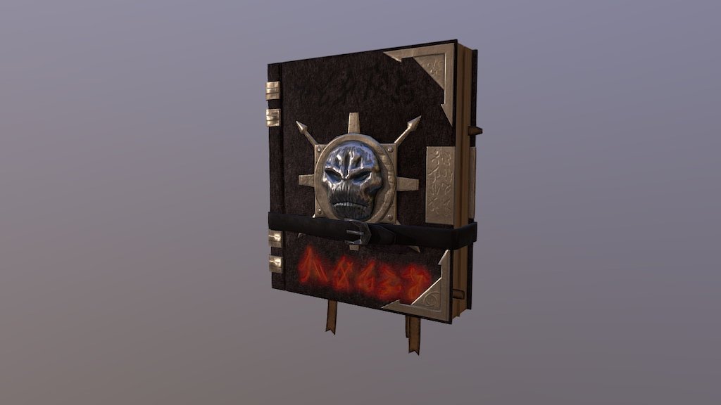Cursed Book - Download Free 3D model by Xill [8bfb404] - Sketchfab