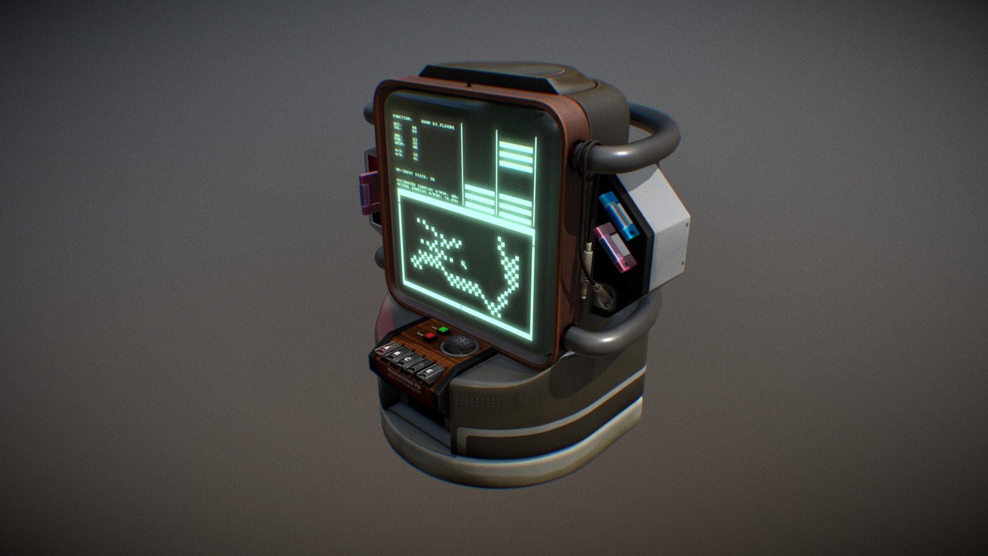 Pentavision FQ Machine Logger - 3D model by davidnibi [8bfb523] - Sketchfab