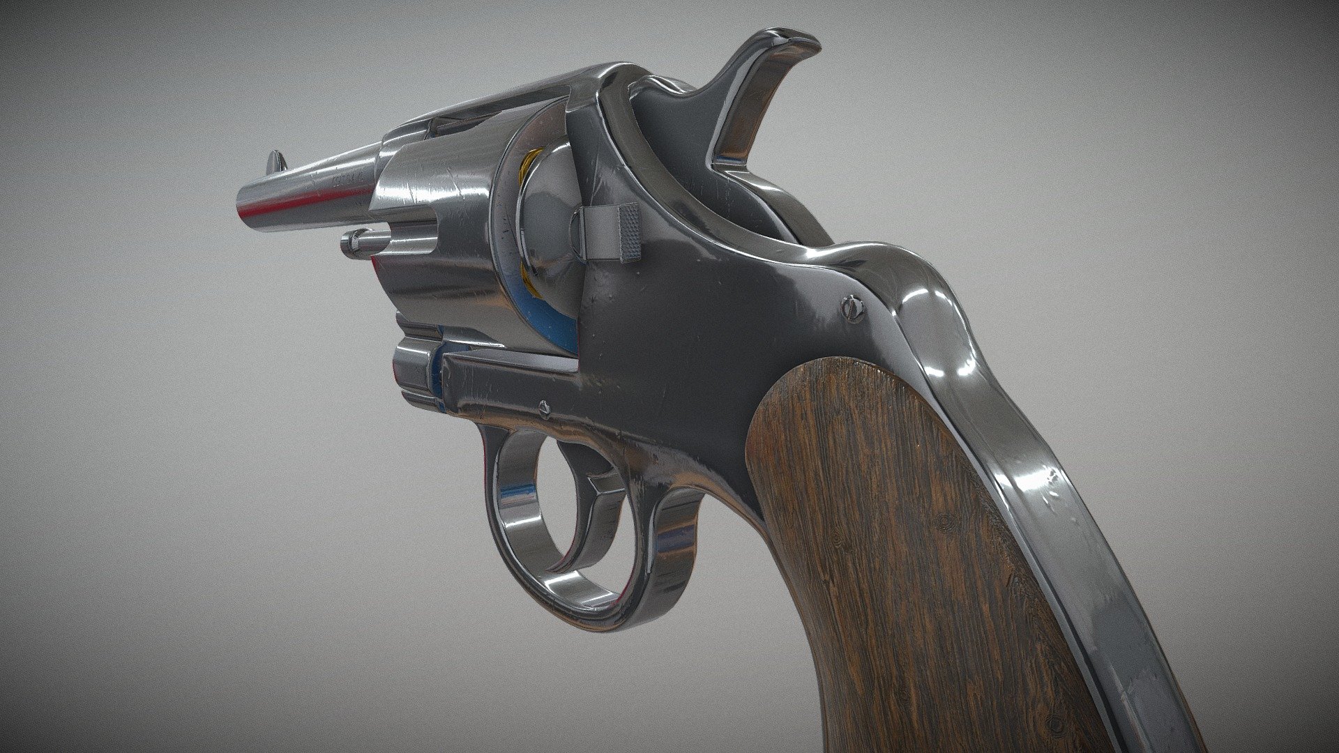 COLT 1909 Revolver - 3D model by DemuriaGT [8bfbb11] - Sketchfab