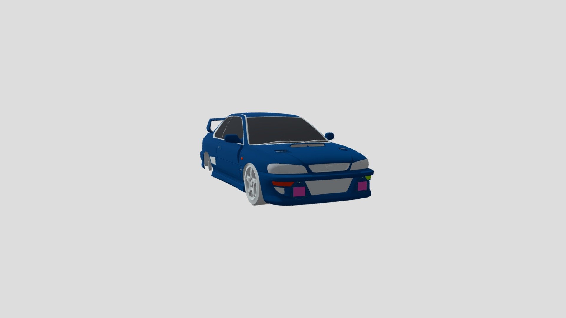 Bunta Fujiwara Subaru Impreza WRX GC8 V - Download Free 3D model by ...