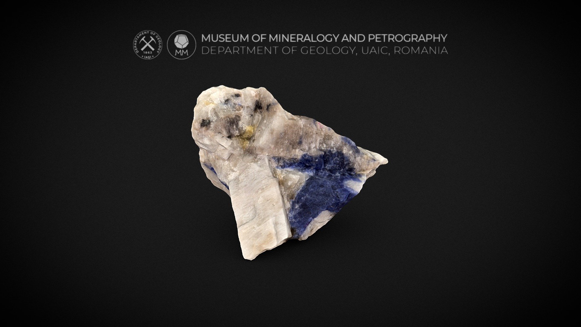 Foid-syenite from Ditrău, Romania (igneous rock) - 3D model by Museum ...