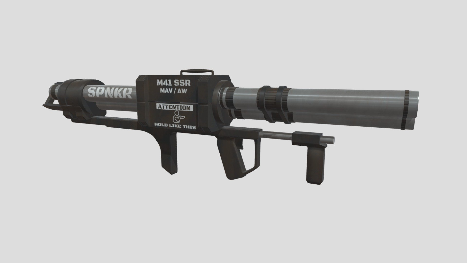 The M41 SPKNr Rocket Launcher - 3D model by IanGG [8bfe65b] - Sketchfab