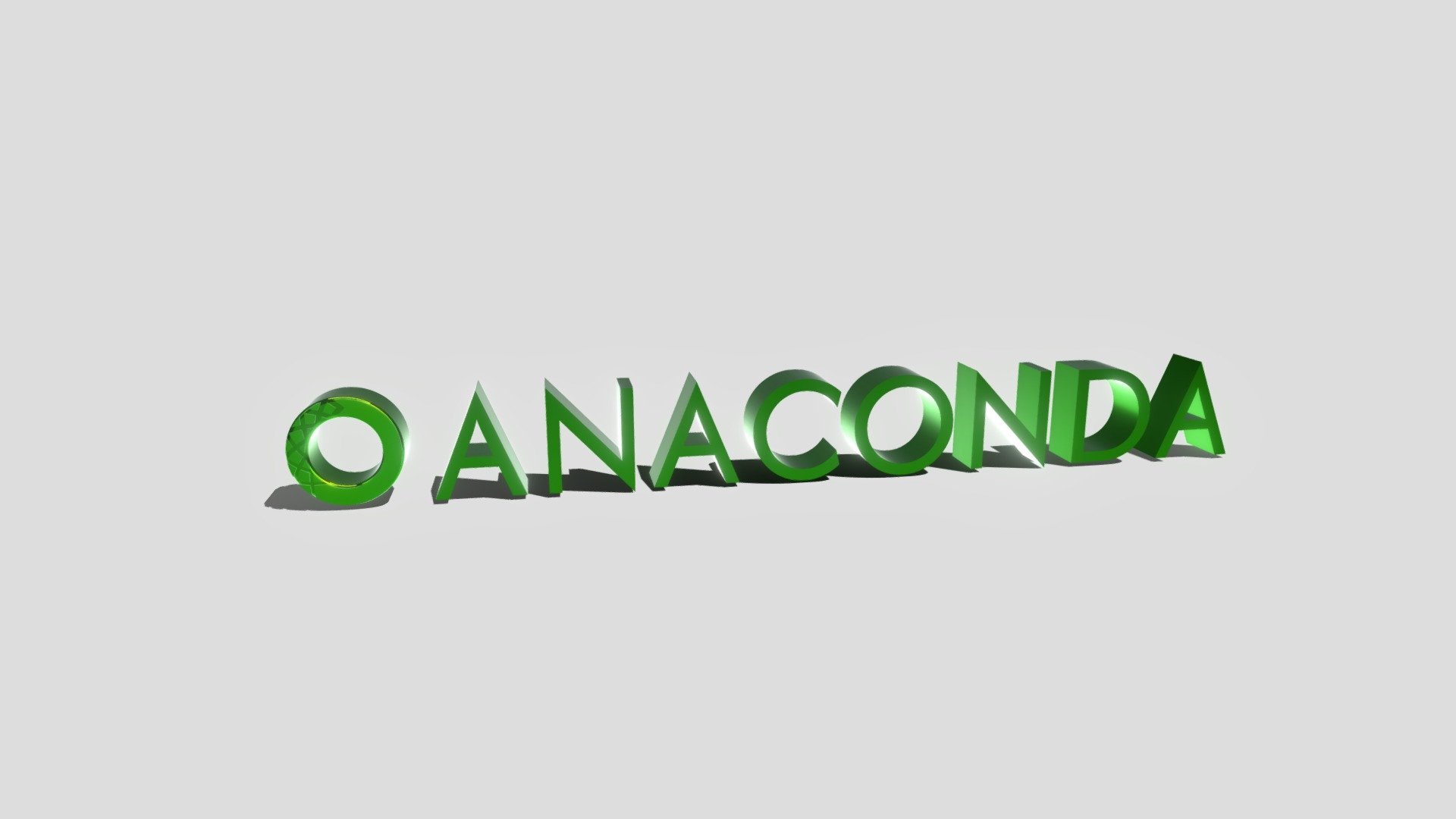 Anaconda - Logo Design - 3D model by ArtIsInFormation [8bfe9fa] - Sketchfab
