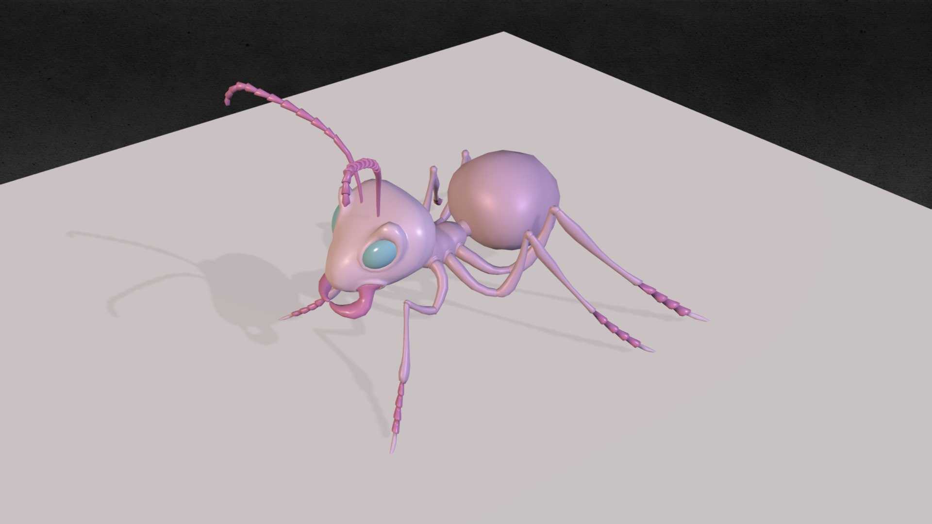 Cartoon ant - 3D model by llllline [8c0622b] - Sketchfab