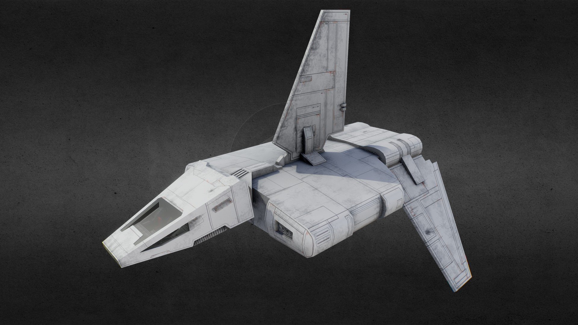 Star Wars - Sentinel Class Landingcraft - 3D model by Olof Moleman ...