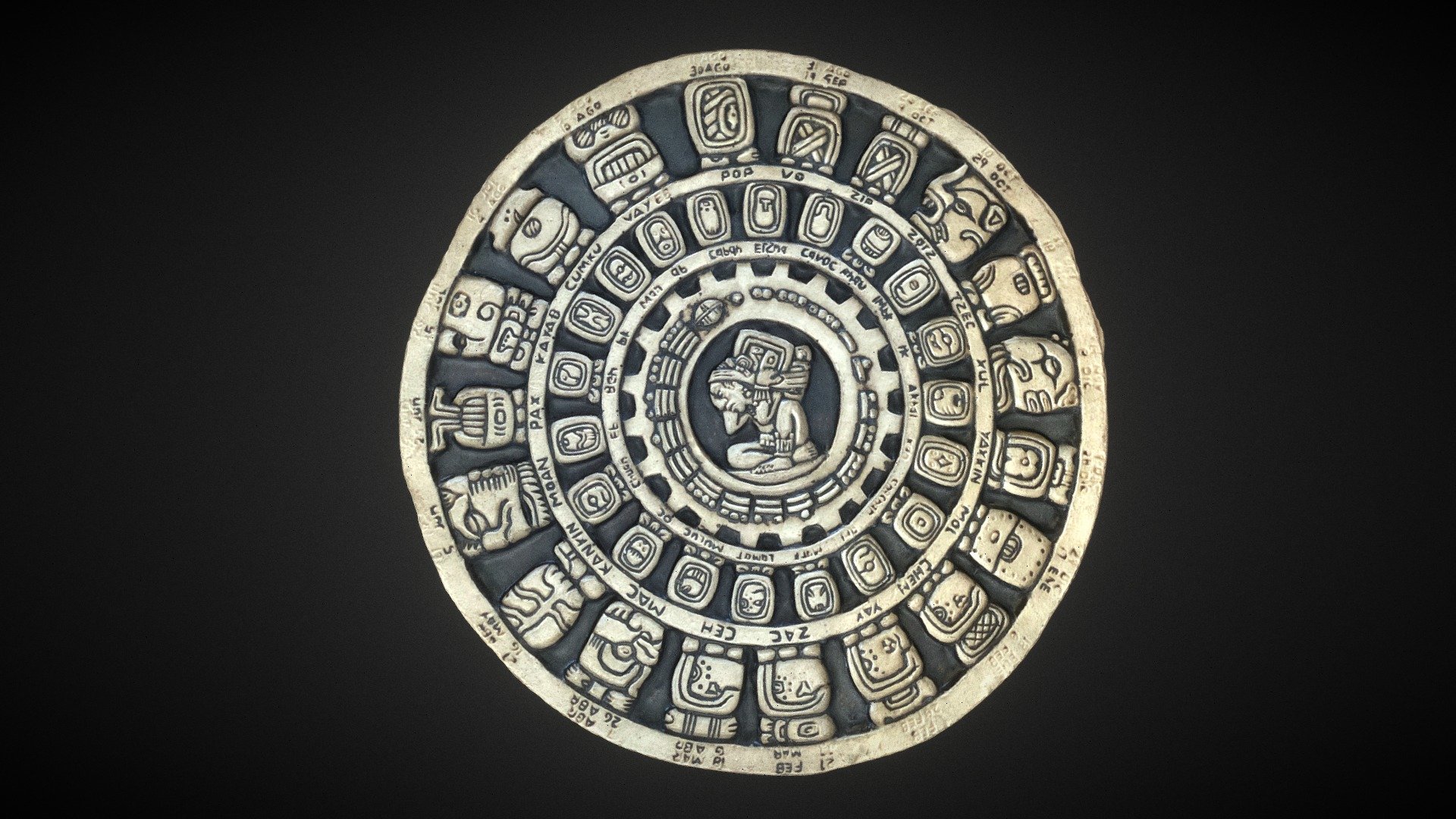 Mayan Calendar - Buy Royalty Free 3D model by infinition [8c0884a ...