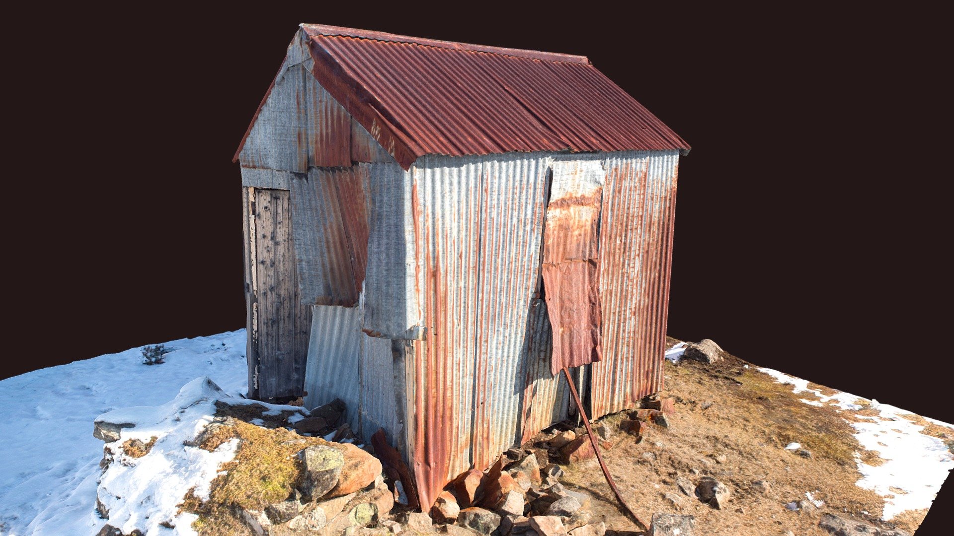 Tin Hut - 3D model by PeterPWS [8c08e14] - Sketchfab