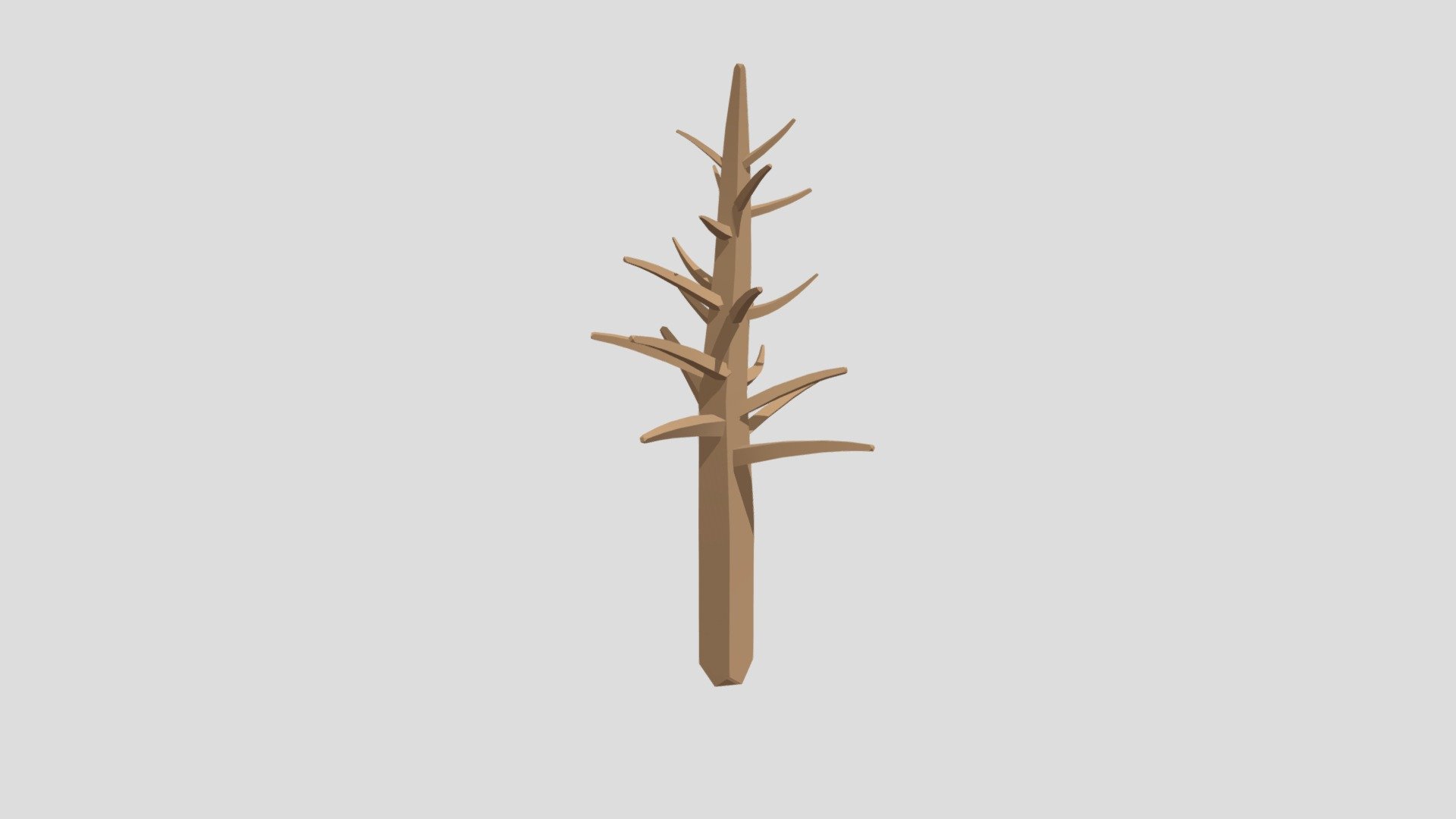 Low Poly Dead Pine Tree - 3D model by lucasbaze [8c0904d] - Sketchfab