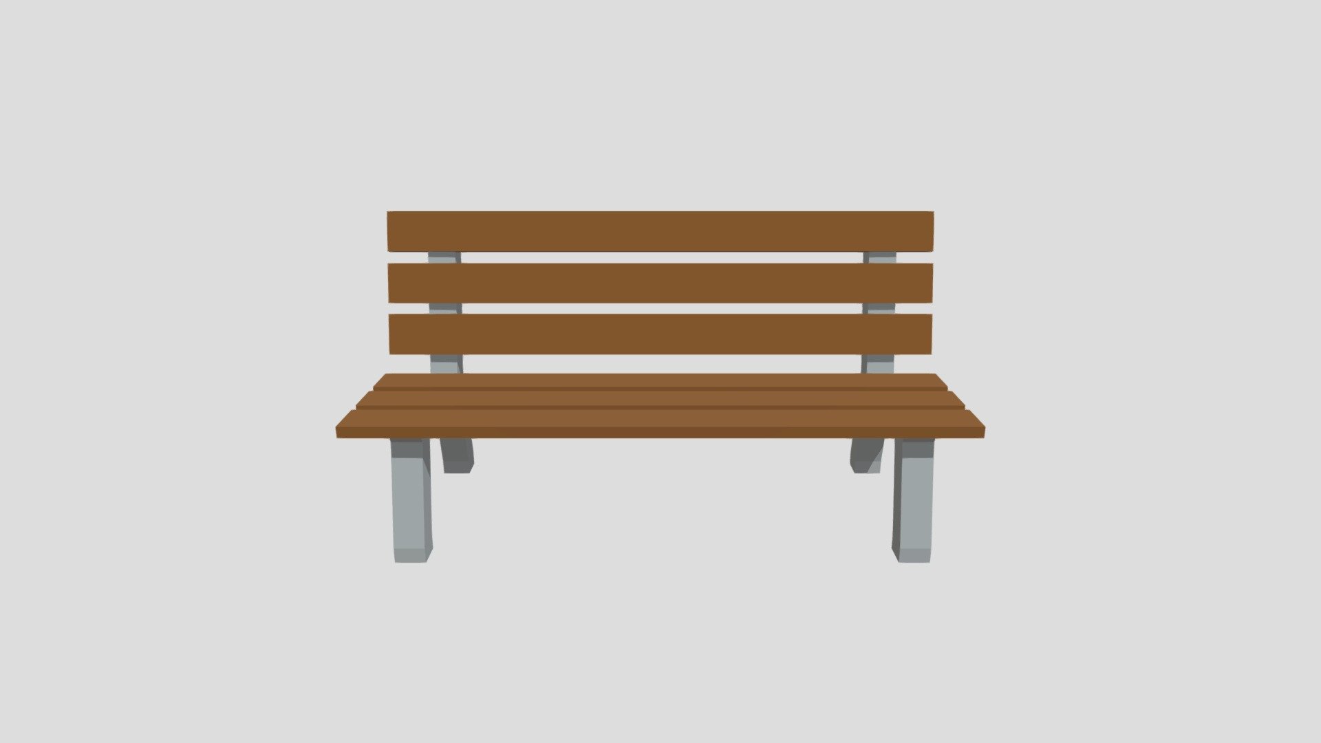 Low Poly Wooden Bench - Download Free 3D model by MythicaI [8c09f01 ...