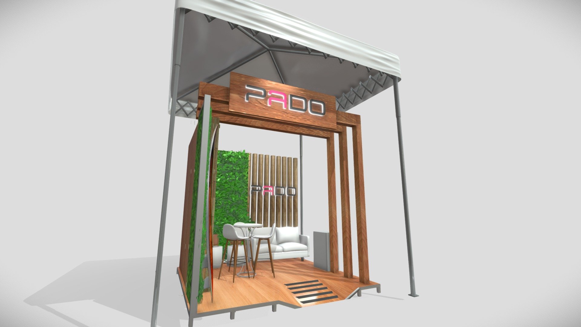 STAND PADO - 3D model by 3dlivemarketing [8c0b288] - Sketchfab