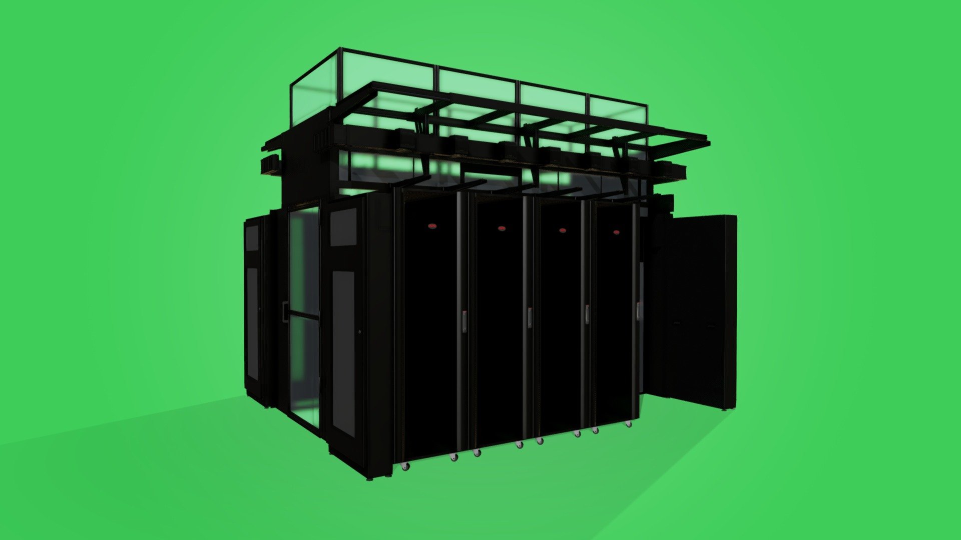 EcoStruxure Pod Data Center - 3D model by Schneider Electric [8c0b2ec ...