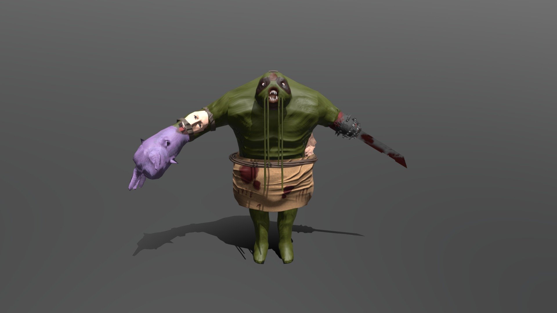 Ogre - First 3D Character Model - 3D model by Will_Taylor (@poppunx ...