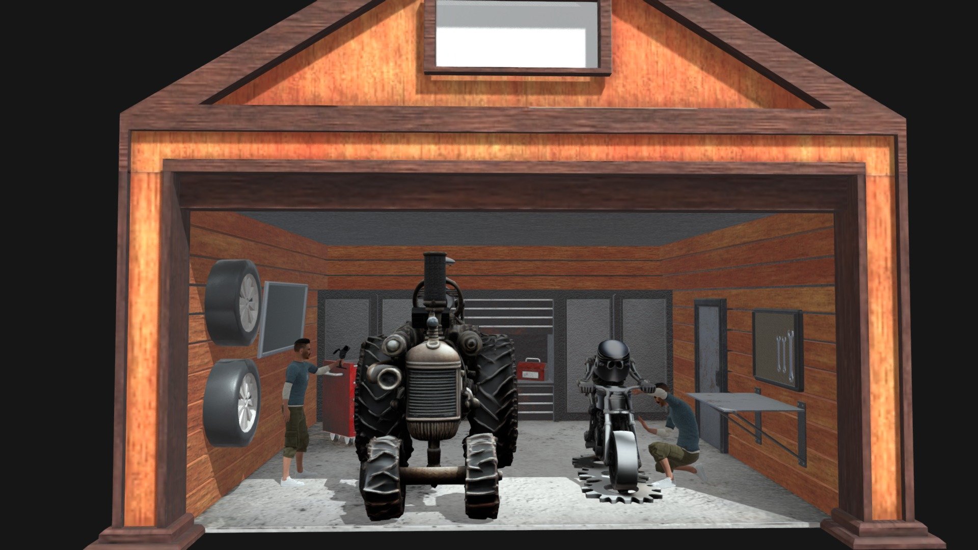 Mechanical-SHOP - Download Free 3D model by TG13730 [8c0e45b] - Sketchfab