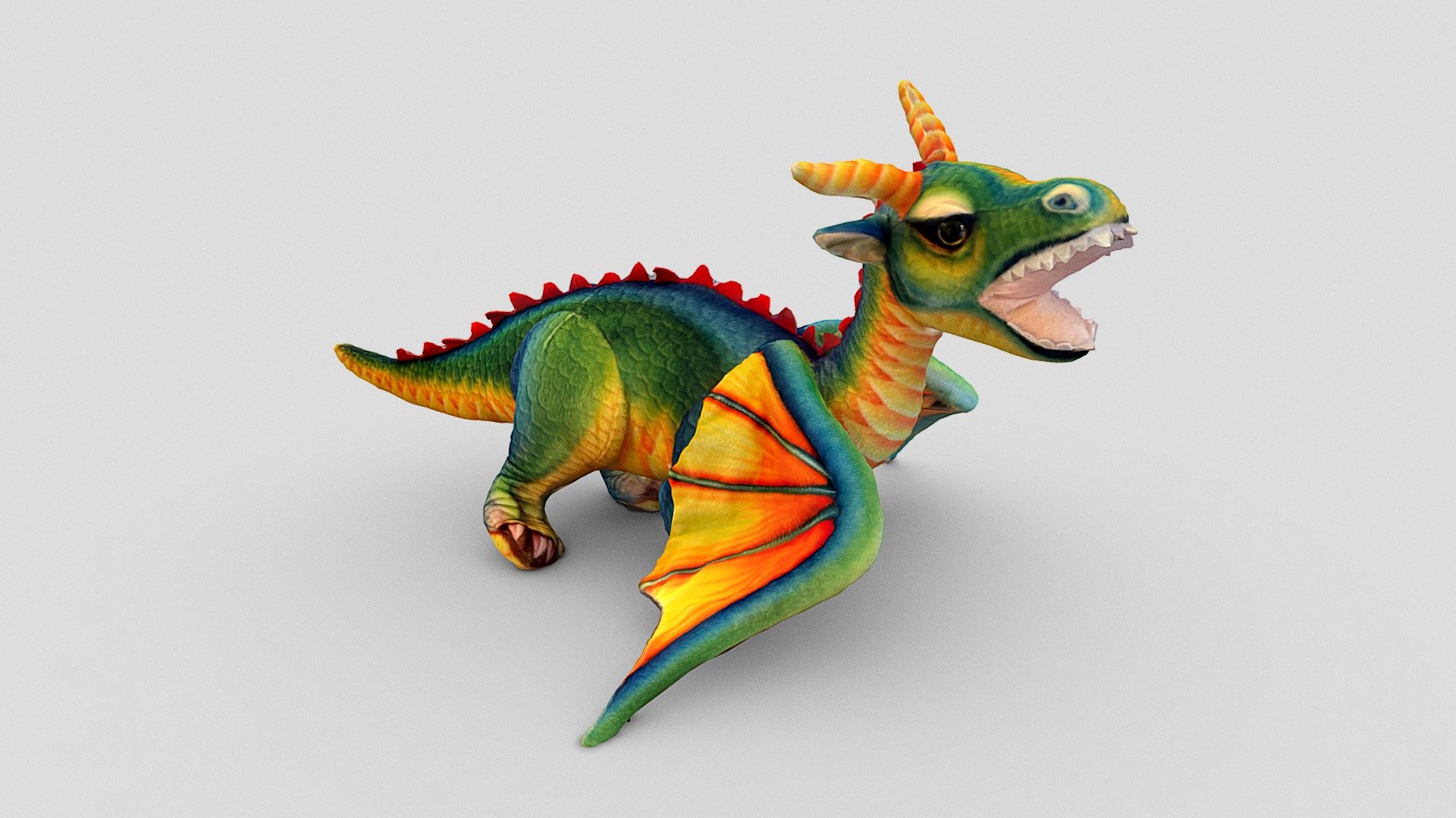 Stuffed dragon toy - Download Free 3D model by Emm (@edemaistre ...