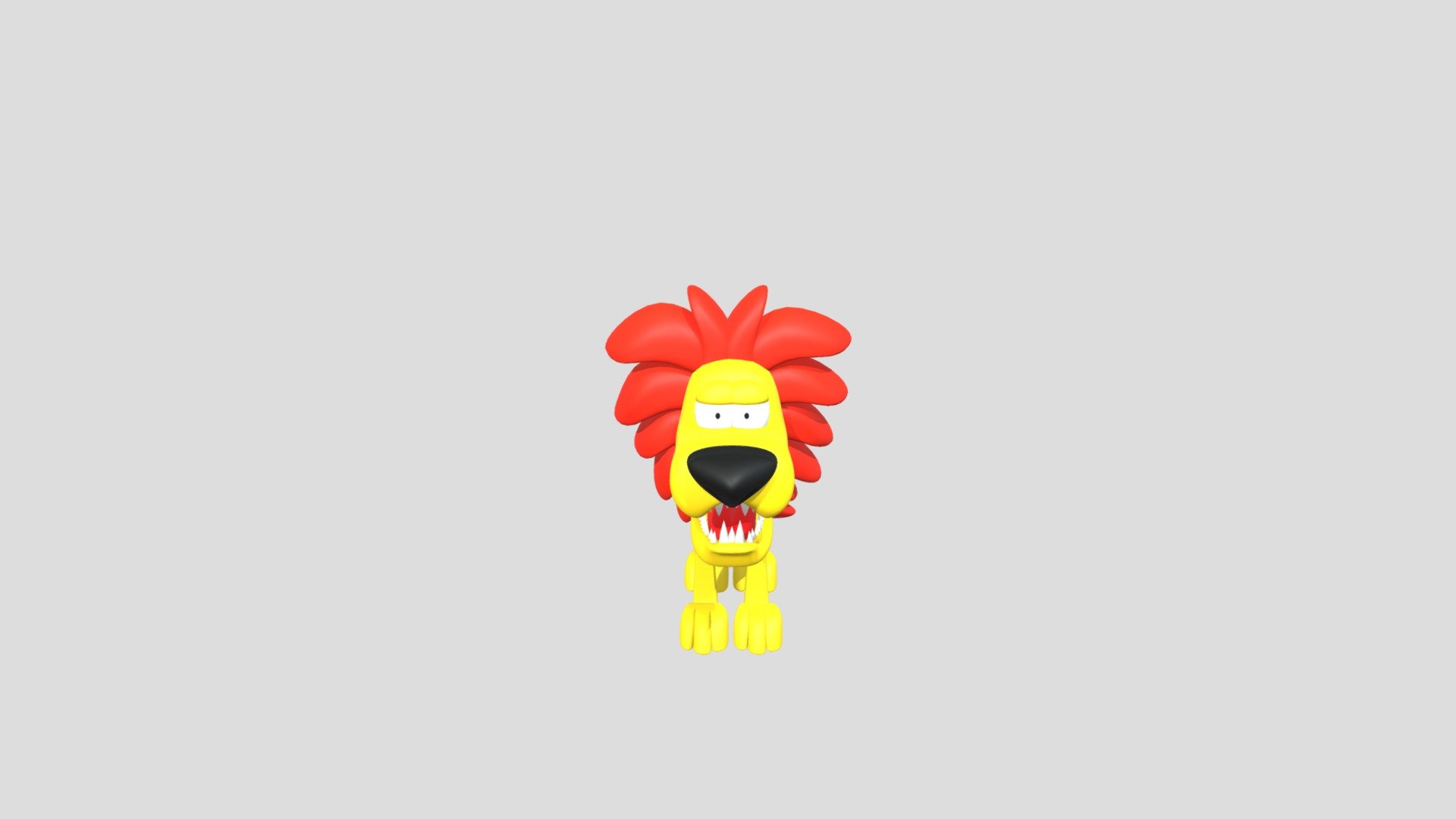 Zooper Lion (Restored) - Download Free 3D model by gessica.wm [8c11847 ...