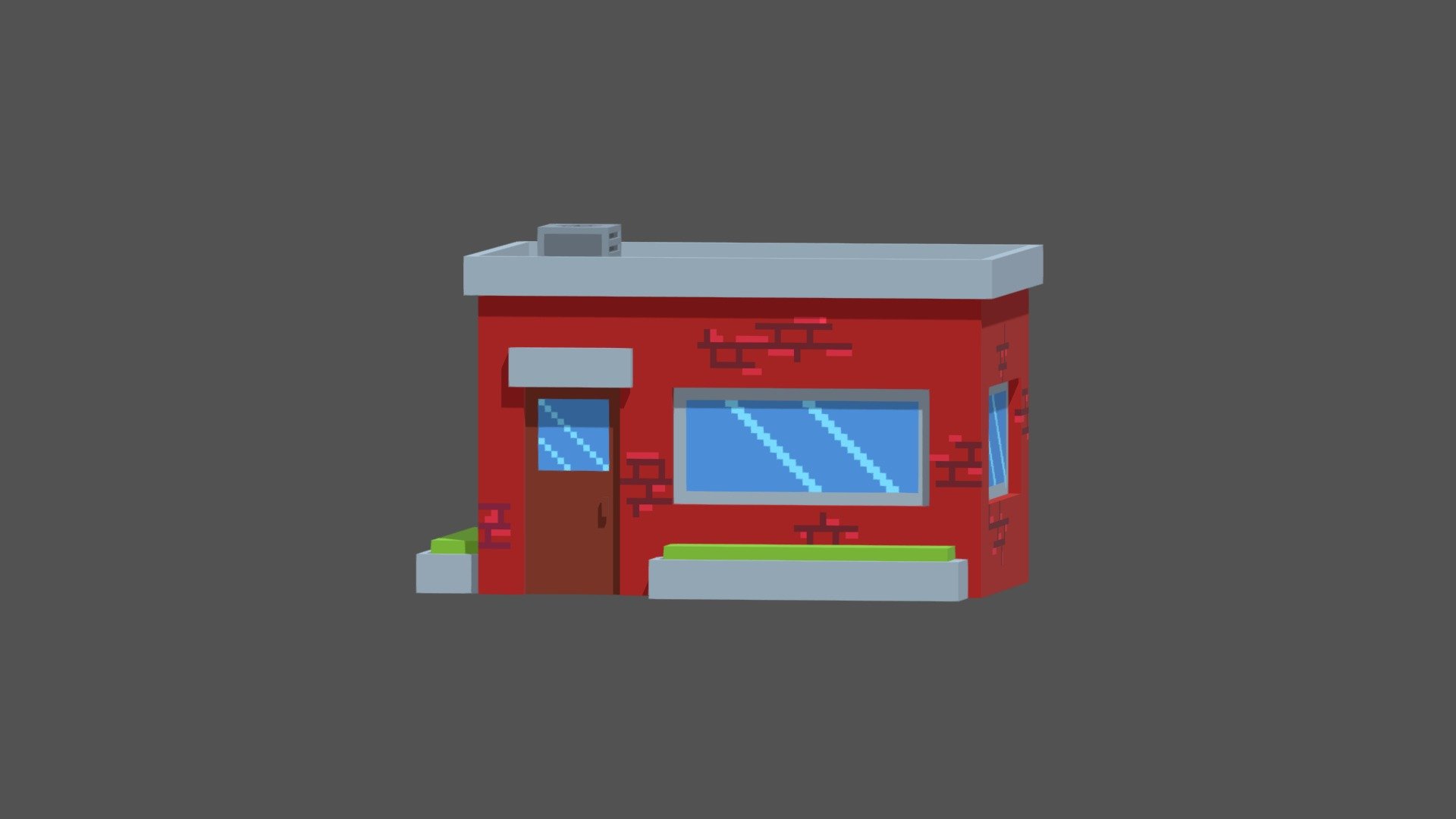 Voxel Cartoon Shop - 3D model by Maximka68 [8c1247a] - Sketchfab