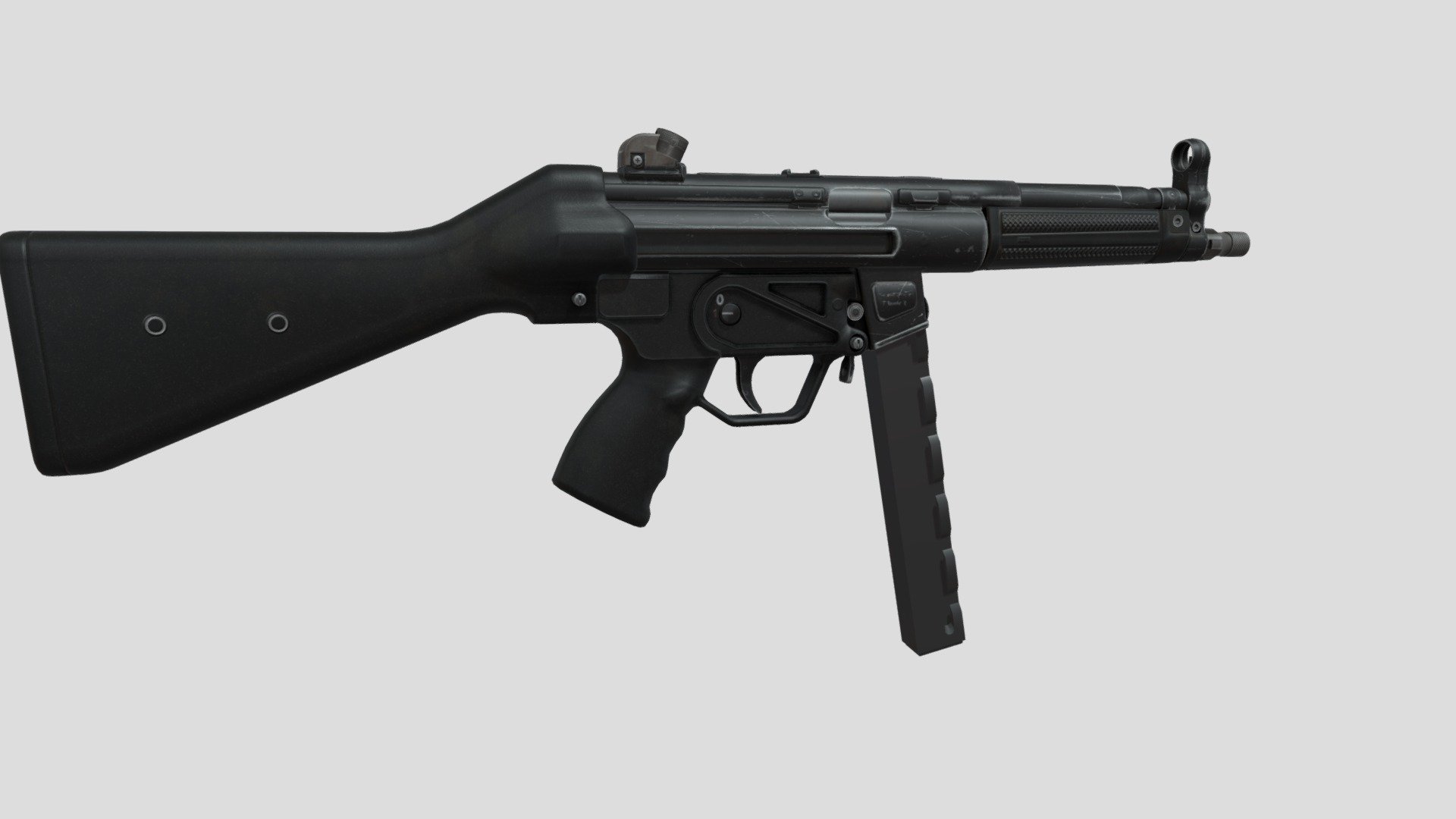 MP5A2. Free Highpolly game asset - Download Free 3D model by ...