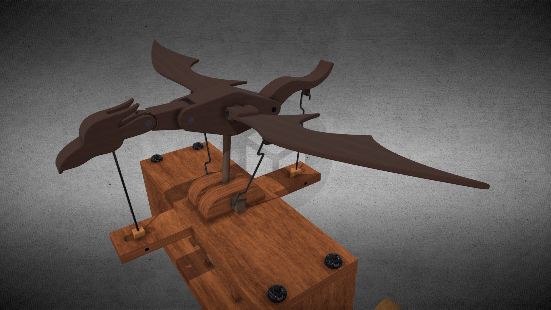 Flying Dragon V.2 Wooden Toy - Download Free 3D model by trinityscsp ...