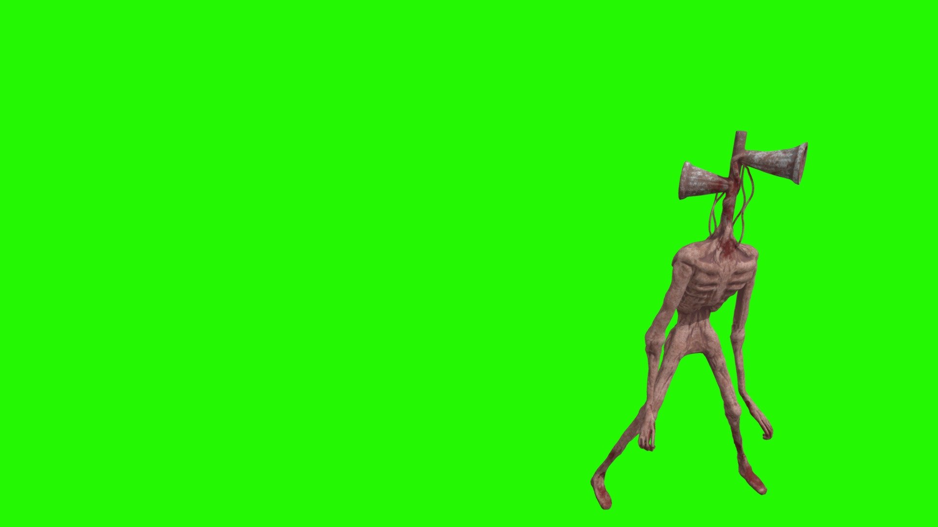 horror-skunx-siren-head-model@Thriller Part 3 - Download Free 3D model ...