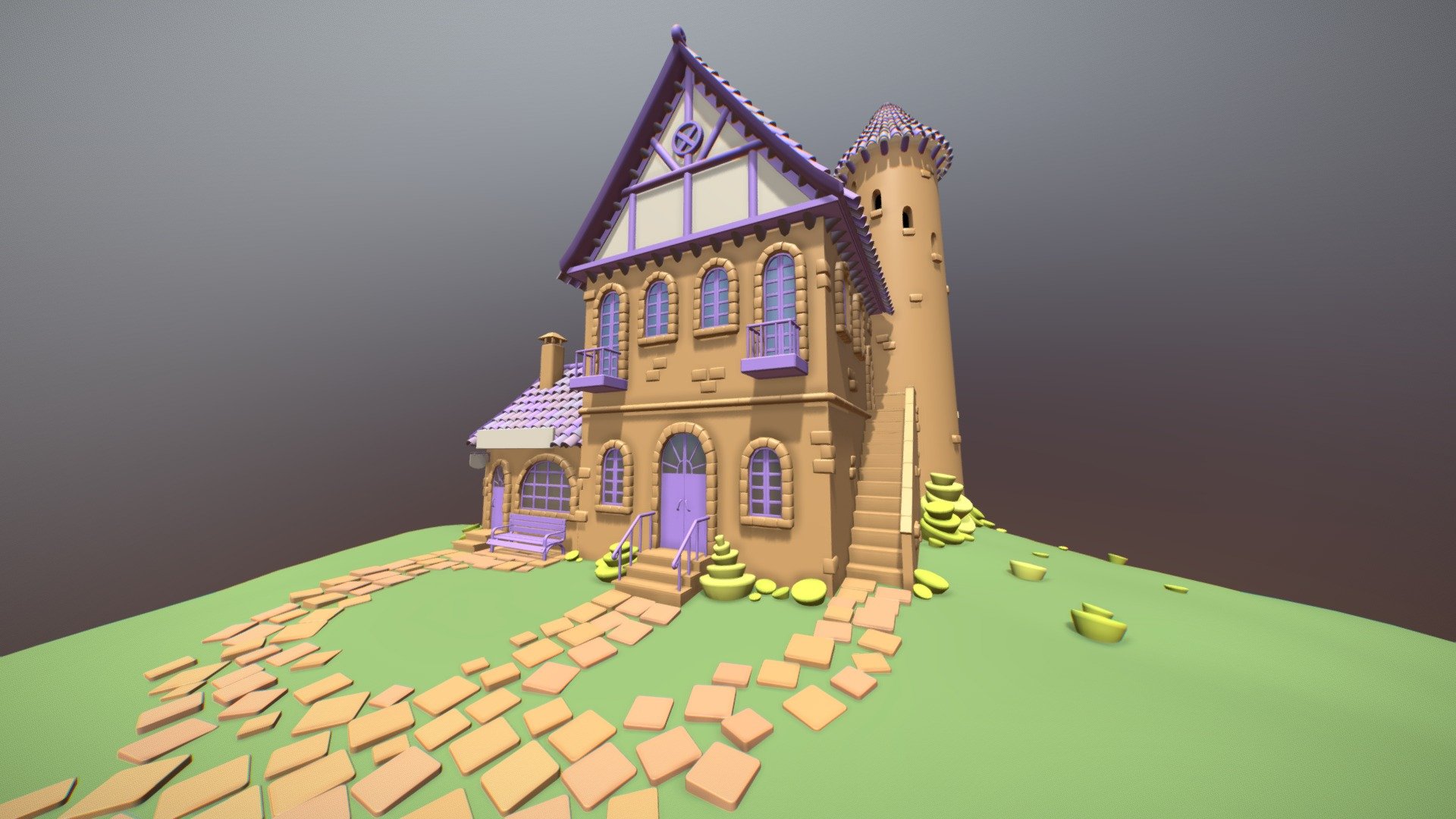 Pendragon's House - 3D model by djc0034 [8c19e67] - Sketchfab