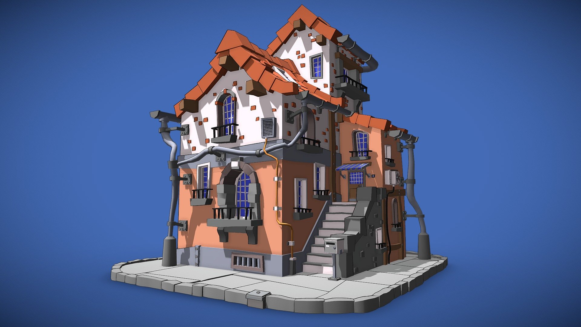 House_09_Cell_Shading - Download Free 3D model by Cyril Limoges Athiel ...