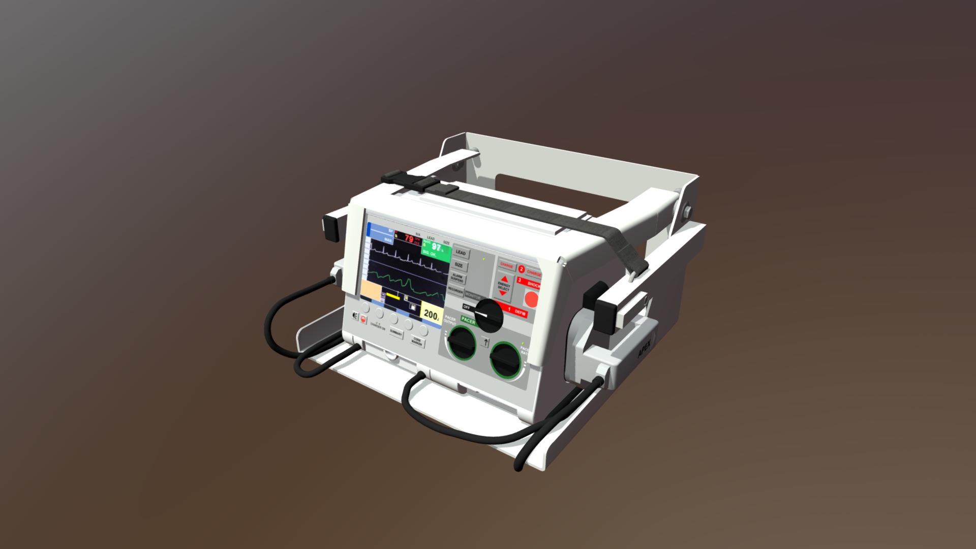Defibrillator - Buy Royalty Free 3D model by Panaristi [8c1b312 ...
