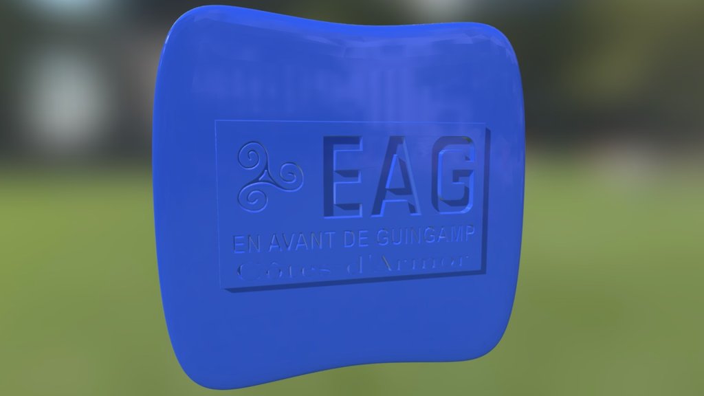 Guingamp Logo - 3D model by vincent.depussay [8c1b320] - Sketchfab