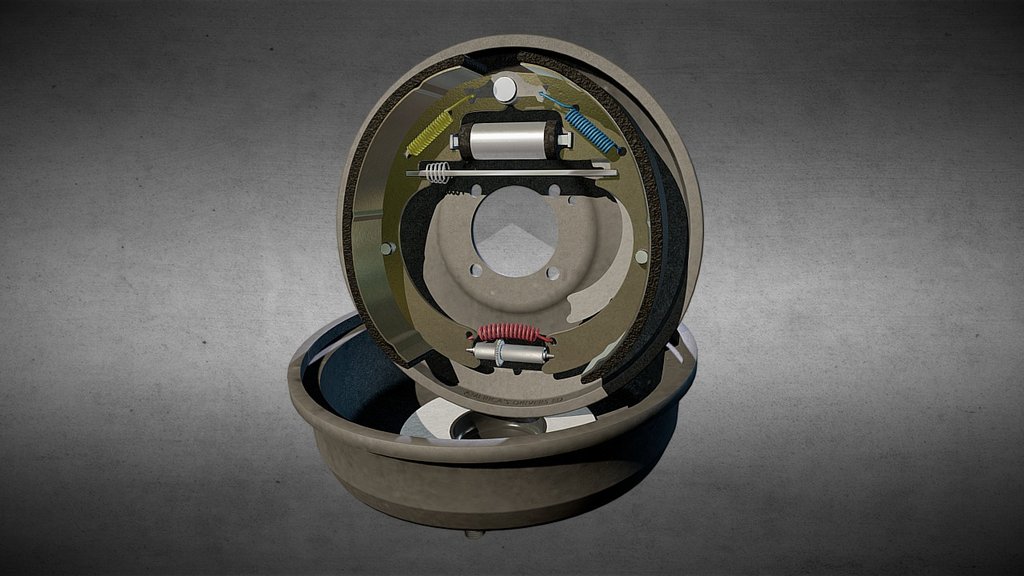 Drum Brakes - 3D model by America's Drivers Ed (@AmericasDriversEd ...