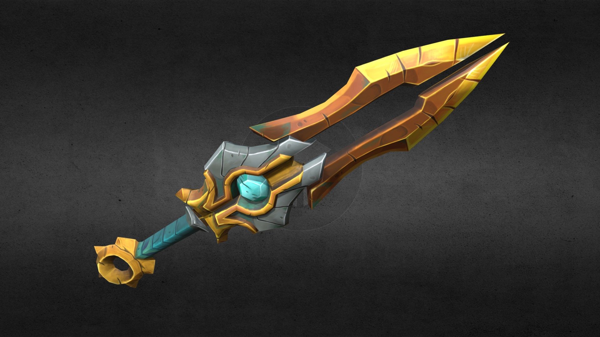 Stylized Blade from WoW - 3D model by kharkusha [8c1bf92] - Sketchfab