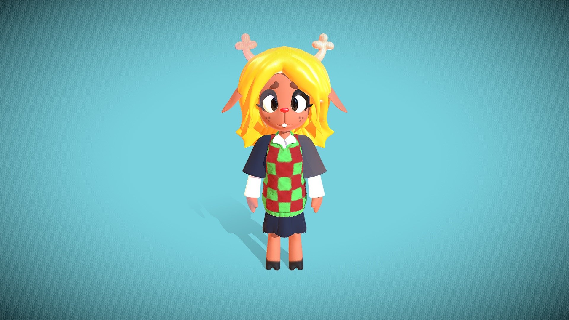Noelle - 3D model by cafei (@cafei42) [8c1c166] - Sketchfab