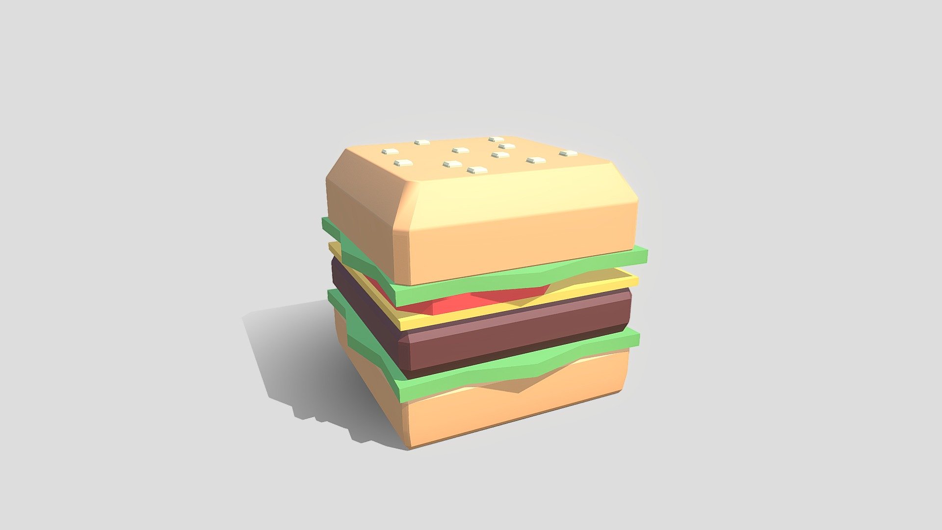 Hamburger - 3D model by noodle890812 [8c1e2c9] - Sketchfab